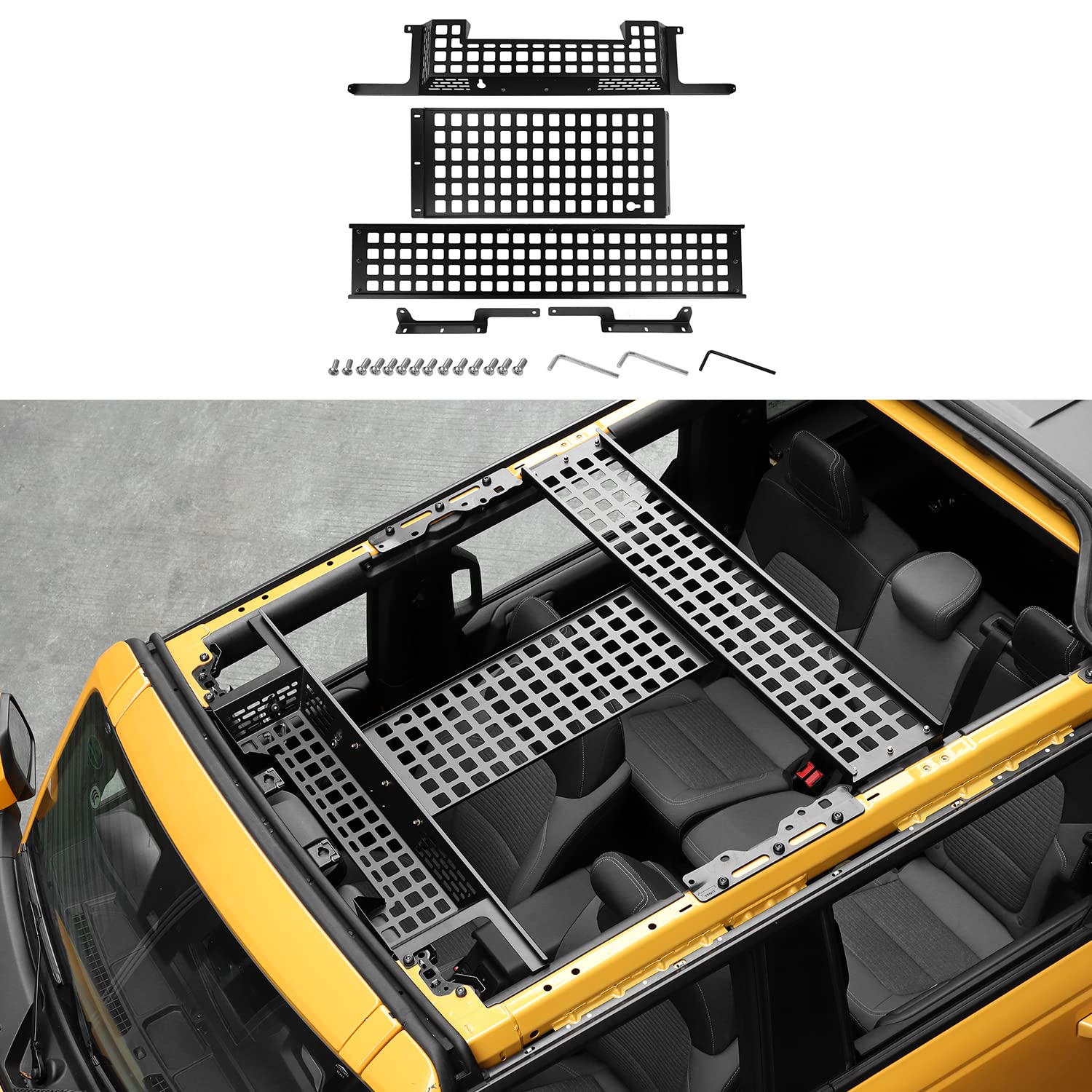 Amazon.com: Linskip Overhead Molle Panel Set Compatible with Ford ...