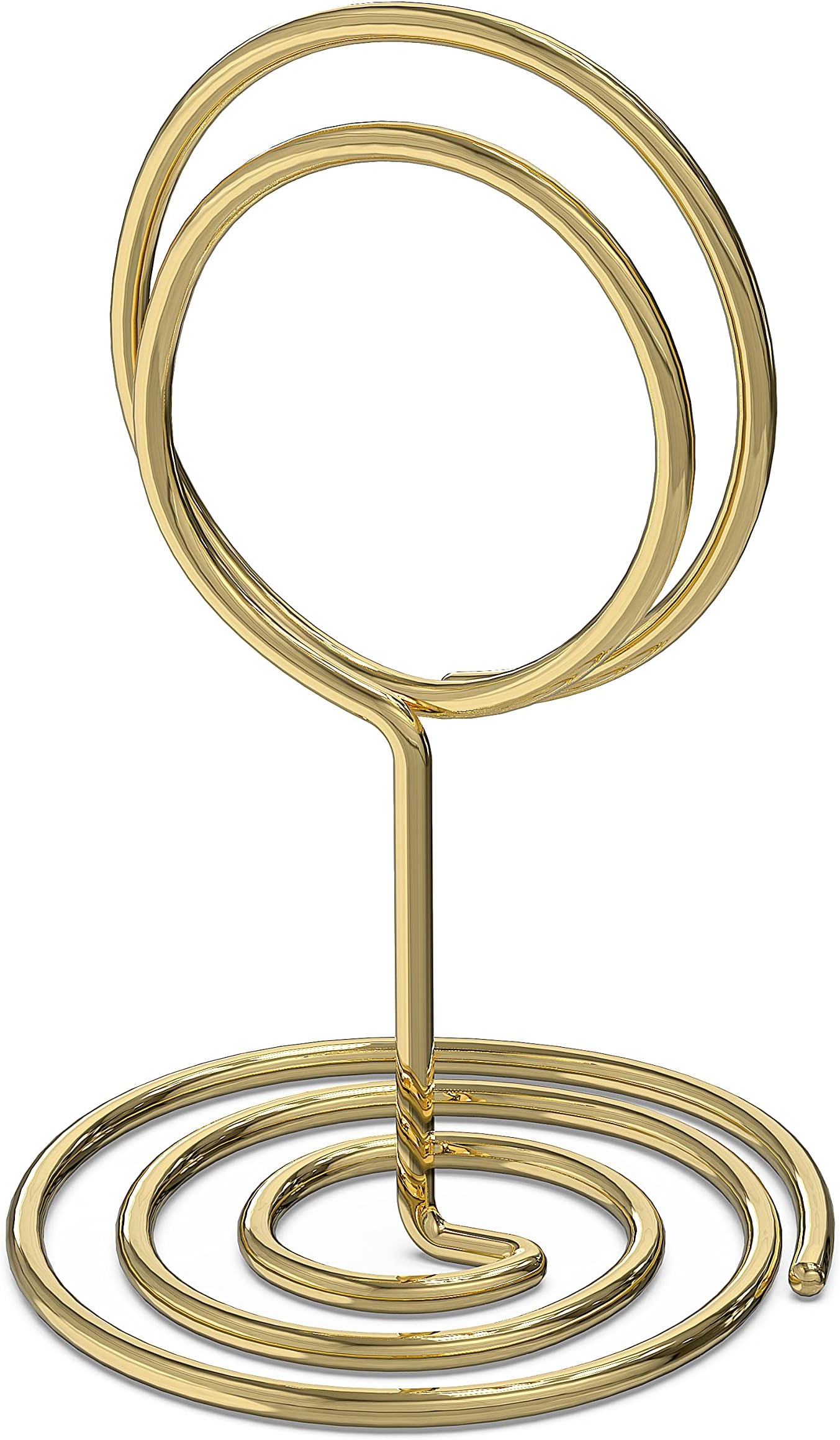 Amazon.com: 10 Pack Table Number Holders for Wedding - Silver Place ...