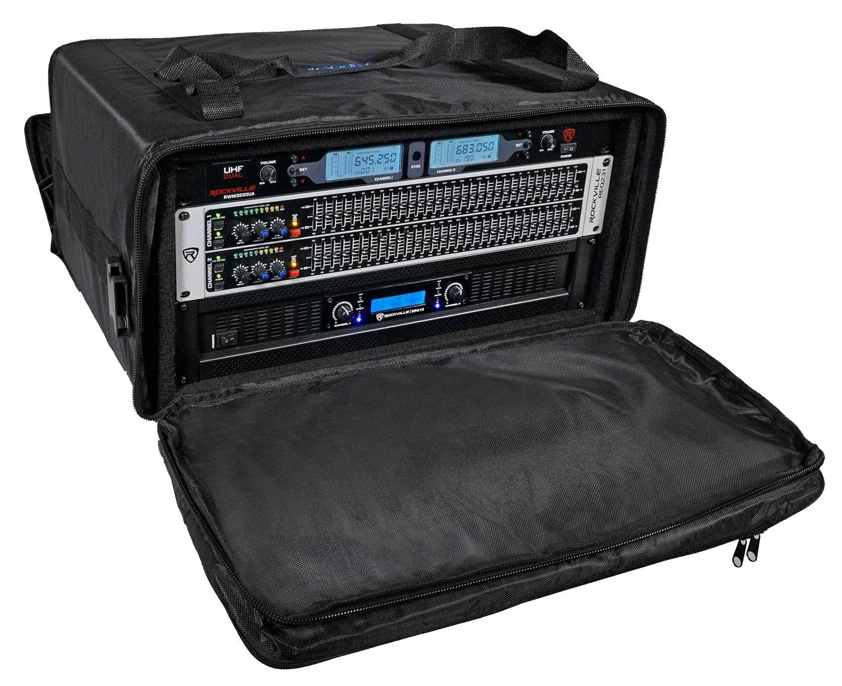 Snapklik.com : Rockville 5U Rack Bag Double-Sided Case