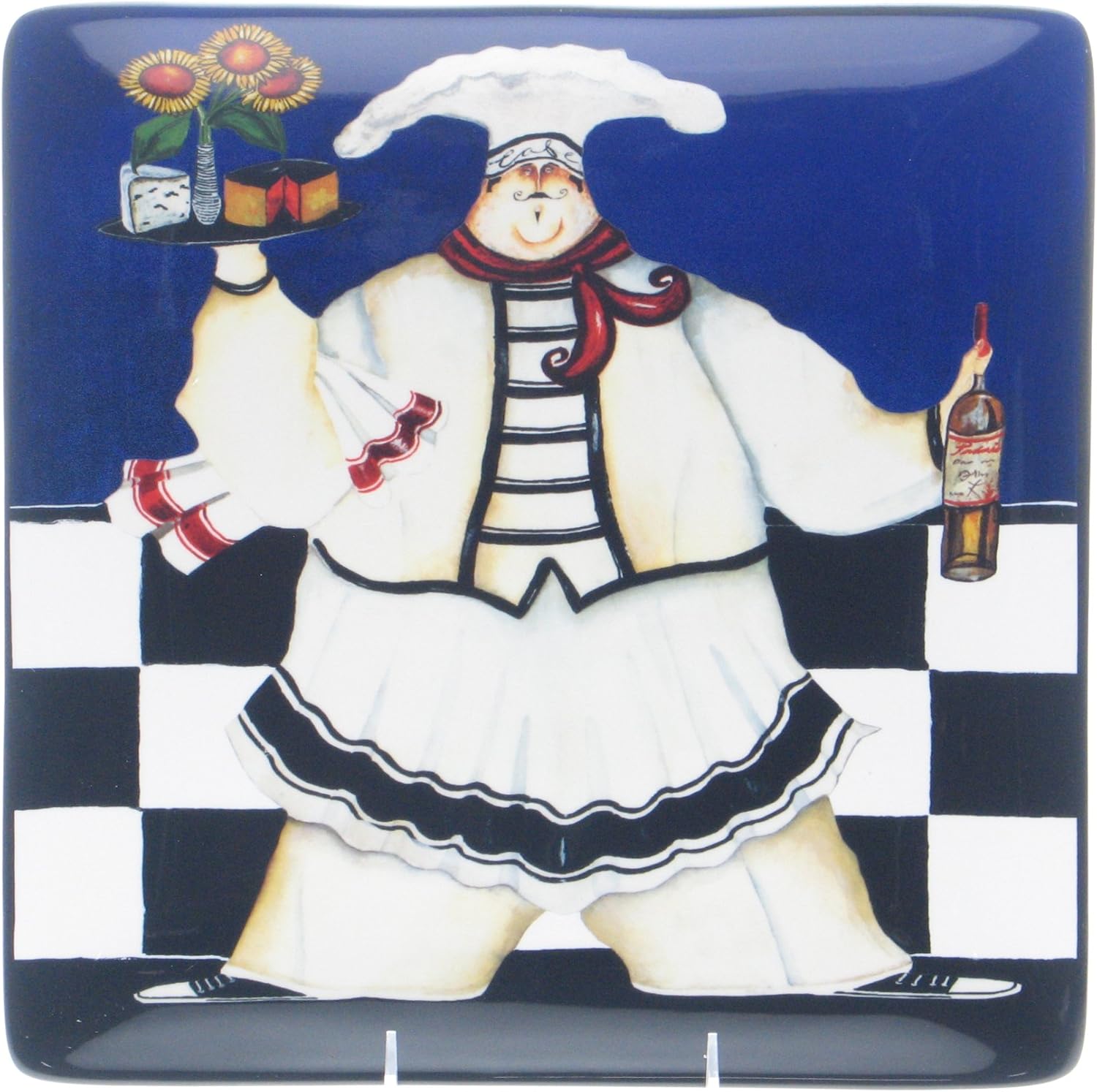 Amazon.com | Certified International Chef de Cuisine Square Platter, 12 ...