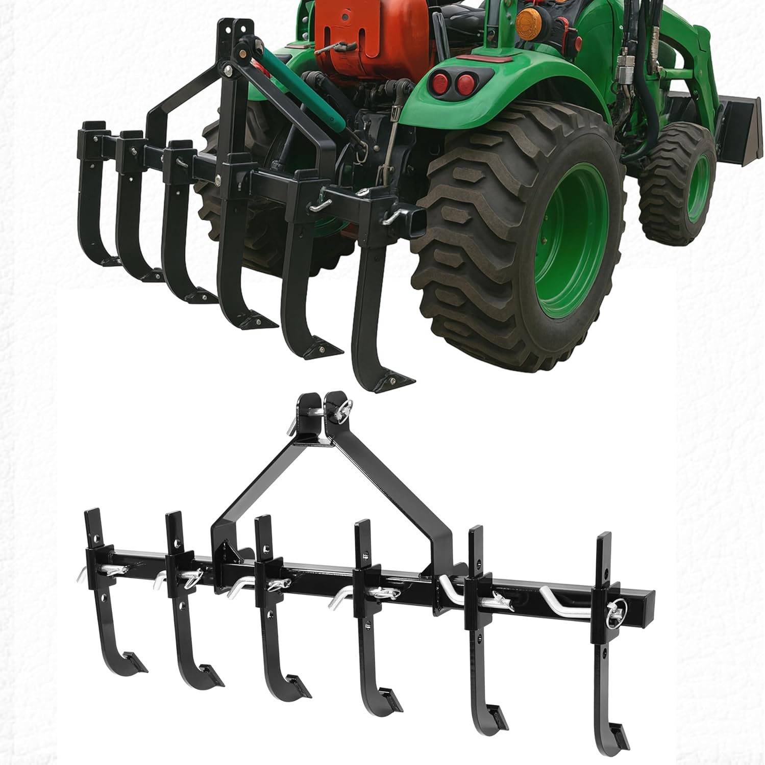 Amazon.com: KUAFU 48" Chisel Plow Scarifier W/6 Adjustable Shanks ...