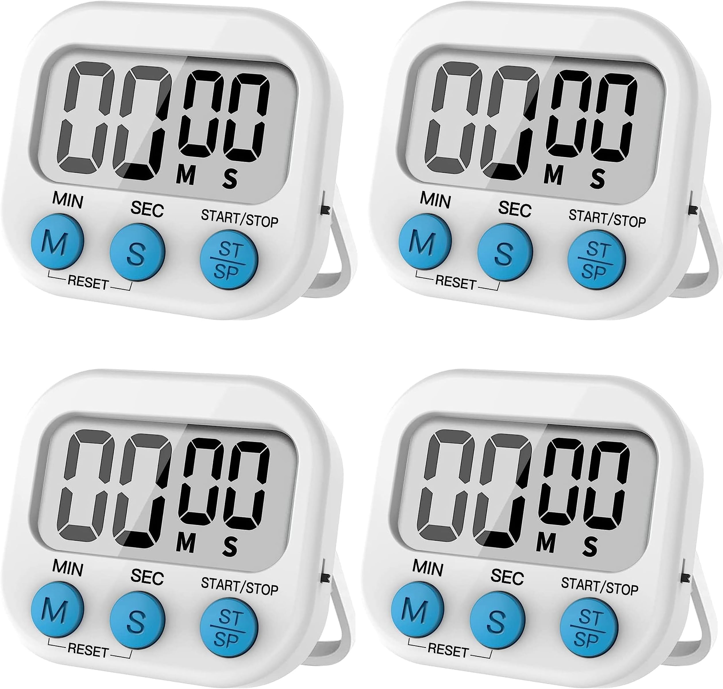 2-Pack Magnetic Timers: Versatile Countdown and Stopwatch for Kids ...