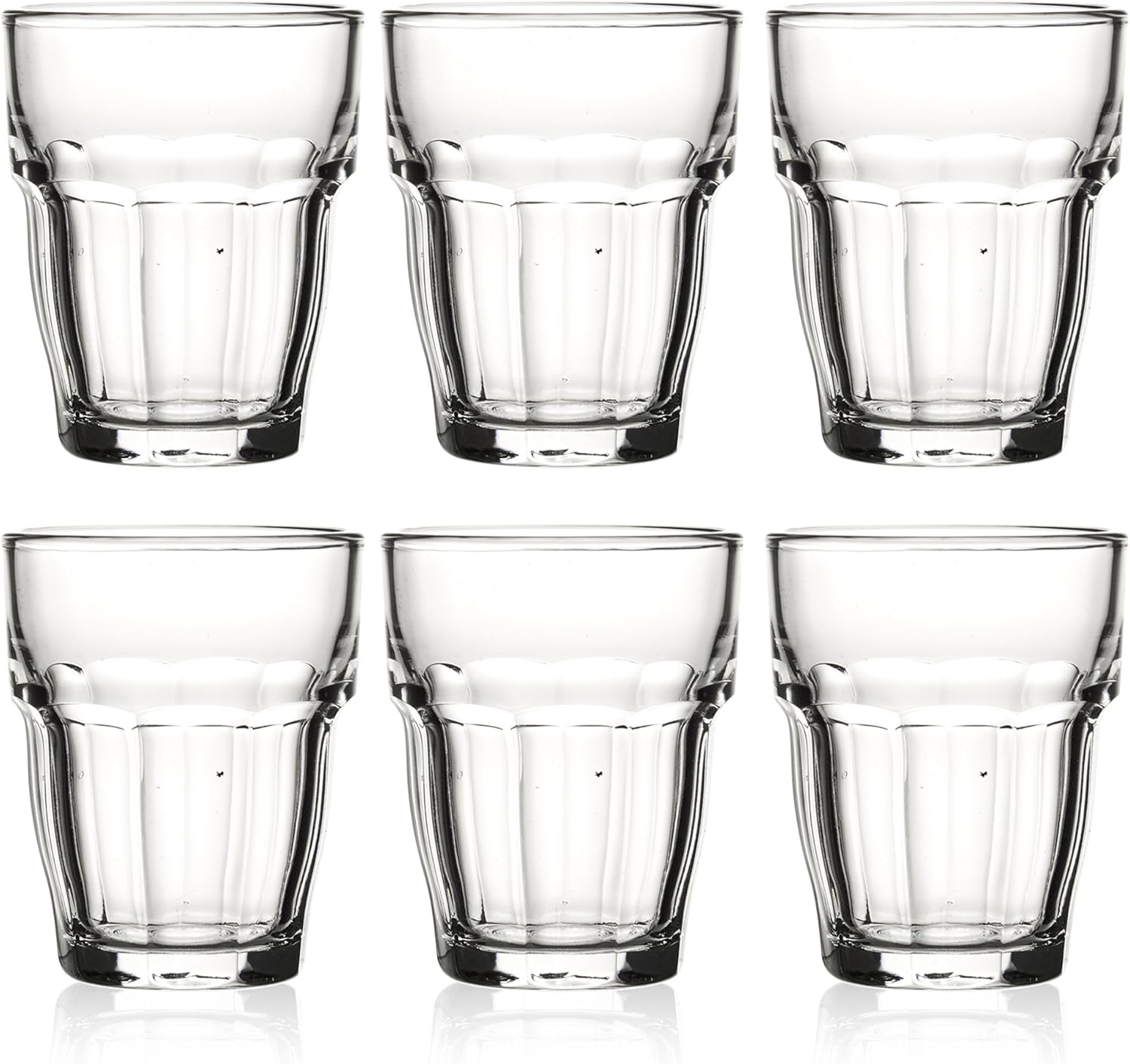 BORMIOLI Rocco ‘Rock Bar’ Retro Shot Glasses Set of 6 (7cl) – American ...