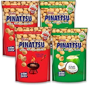Amazon.co.jp: (Value 4 Bag Set) PINATTSU Sweet and Spicy Squid Flavor ...