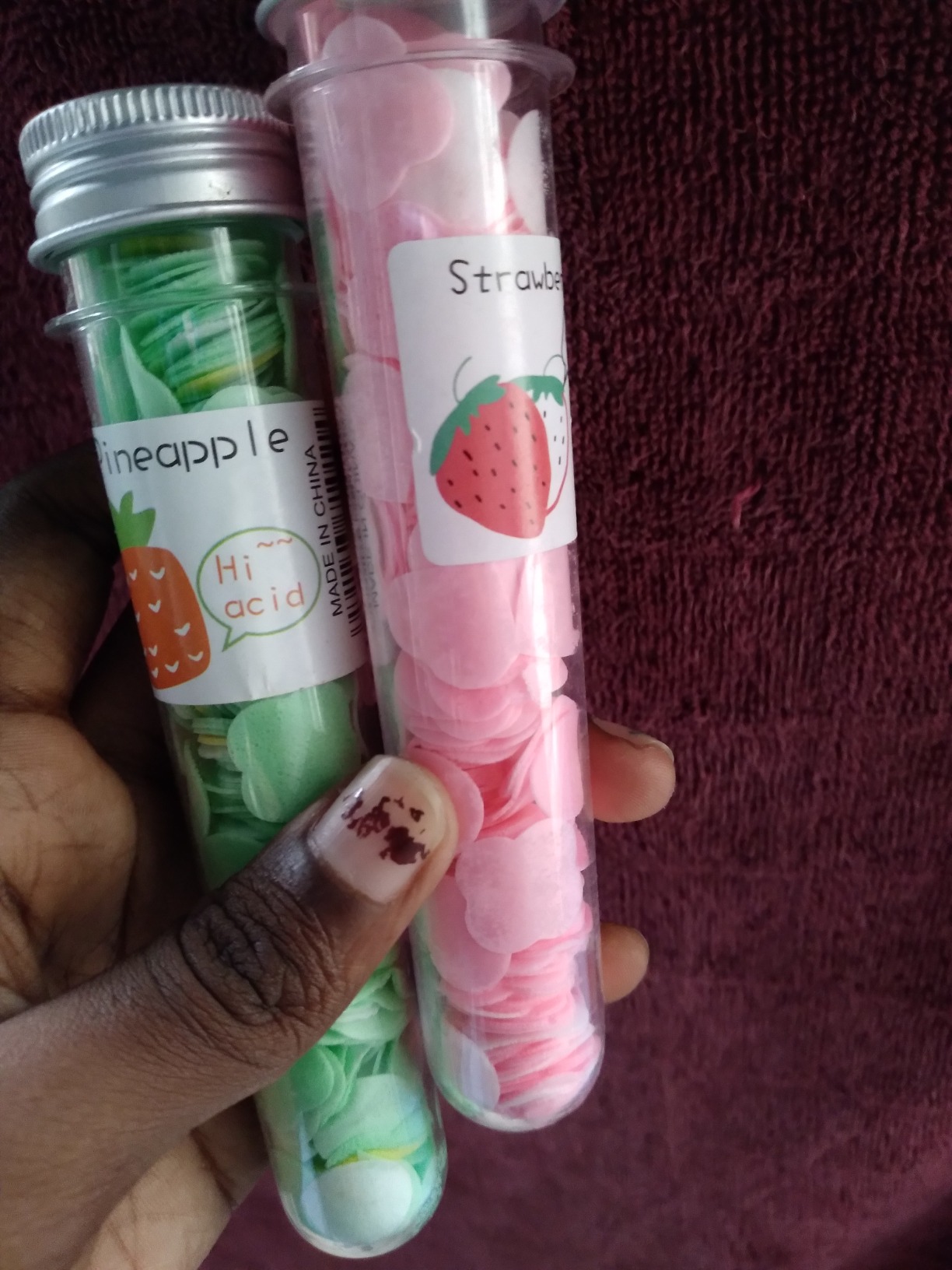 Buy Samvardhan 6Pcs Travel Soft Paper Soap Flower Design Tube Shape ...