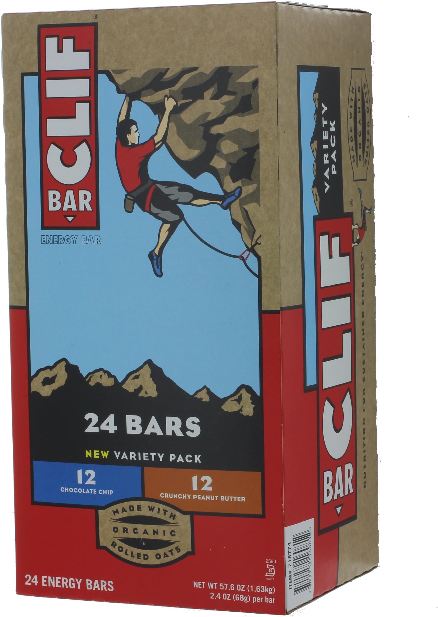 Amazon.com: CLIF Nut Butter Bar - Organic Snack Bars - Peanut Butter ...