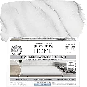 Amazon.com: Rust-Oleum 384964 Home Marble Countertop Coating Kit, 72 fl ...