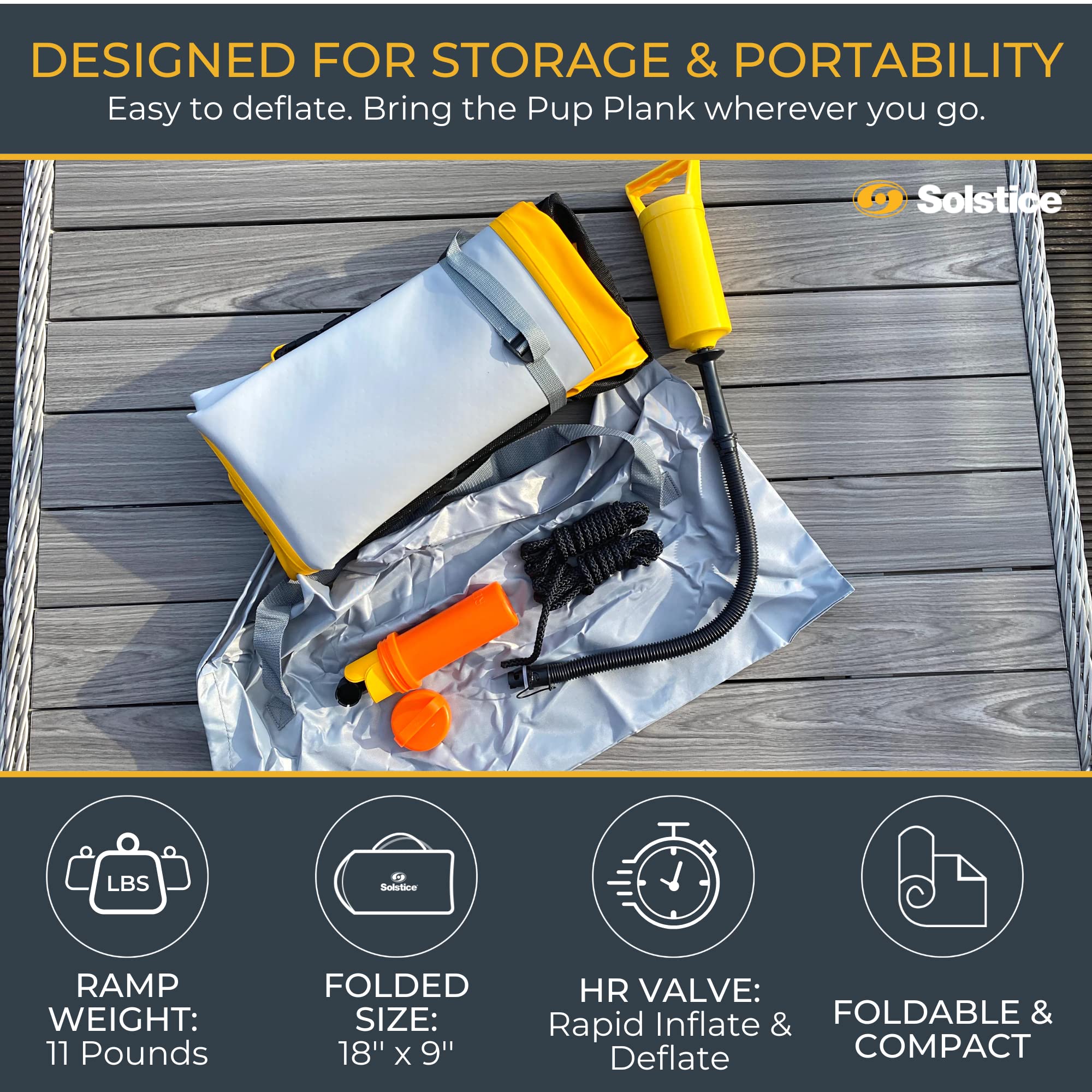 Snapklik.com : SOLSTICE ORIGINAL Inflatable Pup Plank MINI Dog Float ...
