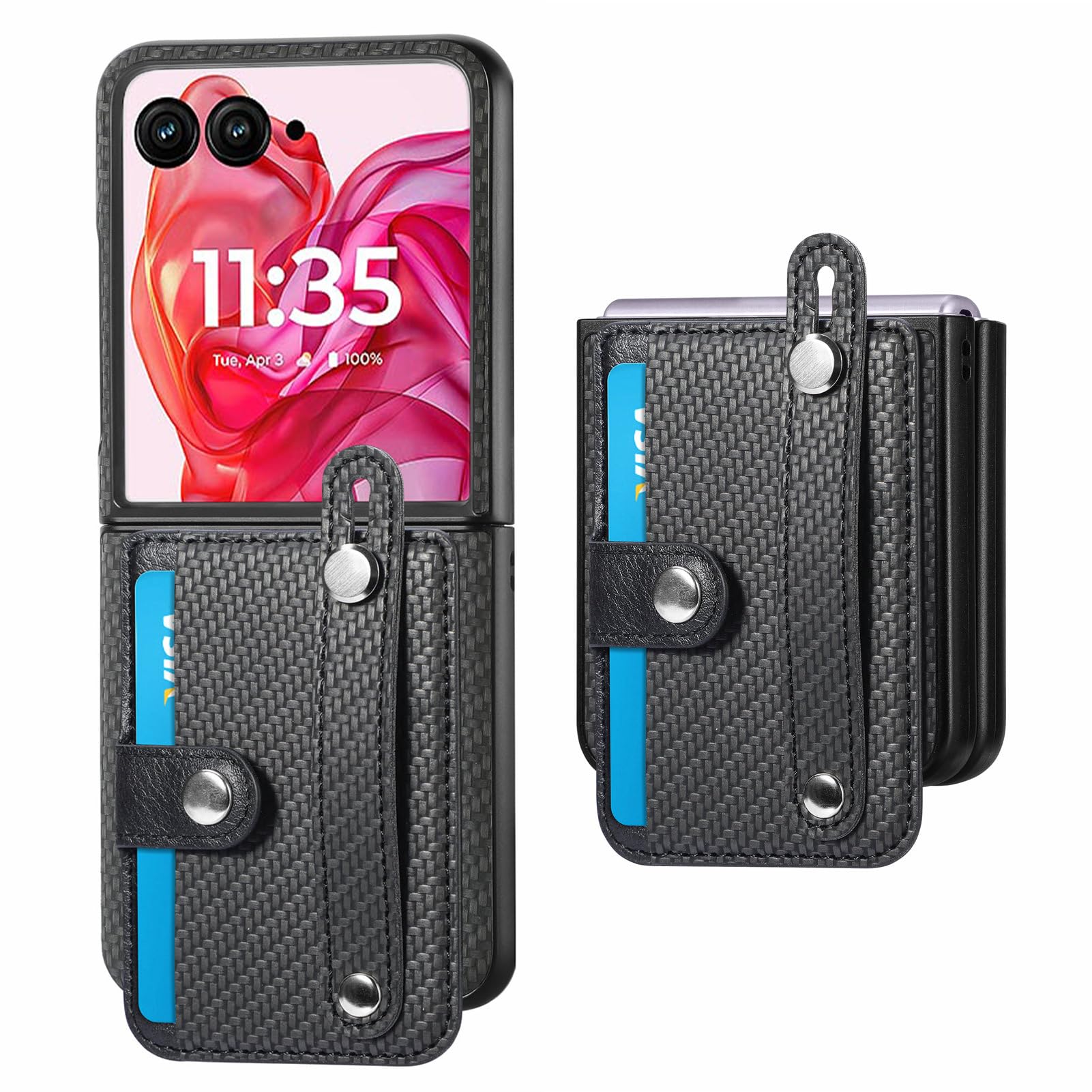 Amazon.com: Futanwei for Motorola Razr+ 2024 Wallet Case with Card ...