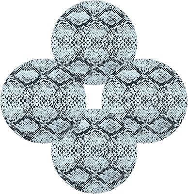 Amazon.com: HOMBYS Quilted Placemats Set of 4 Washable Round Placemats ...