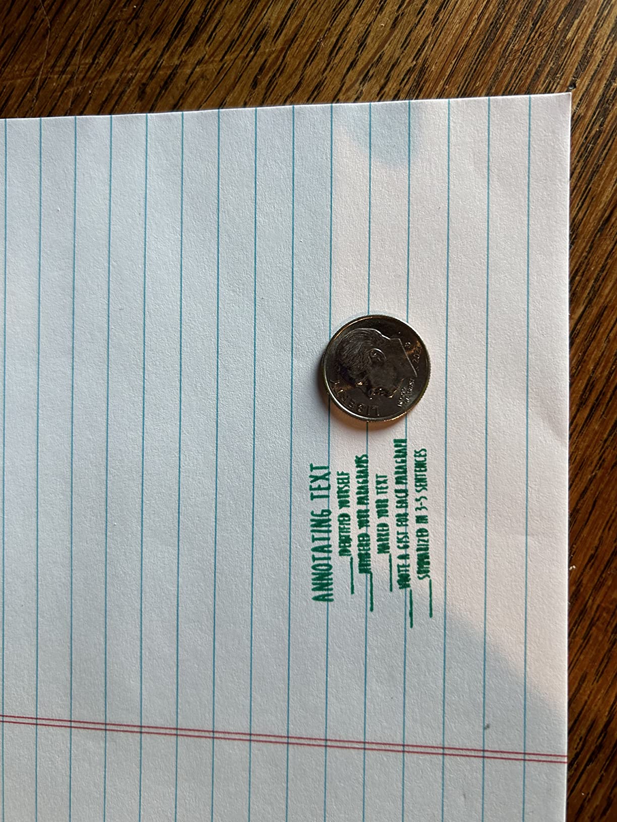 Amazon.com : Self Inking 1 2 3 4 5 6 7 Line Custom Stamp - Personalized ...