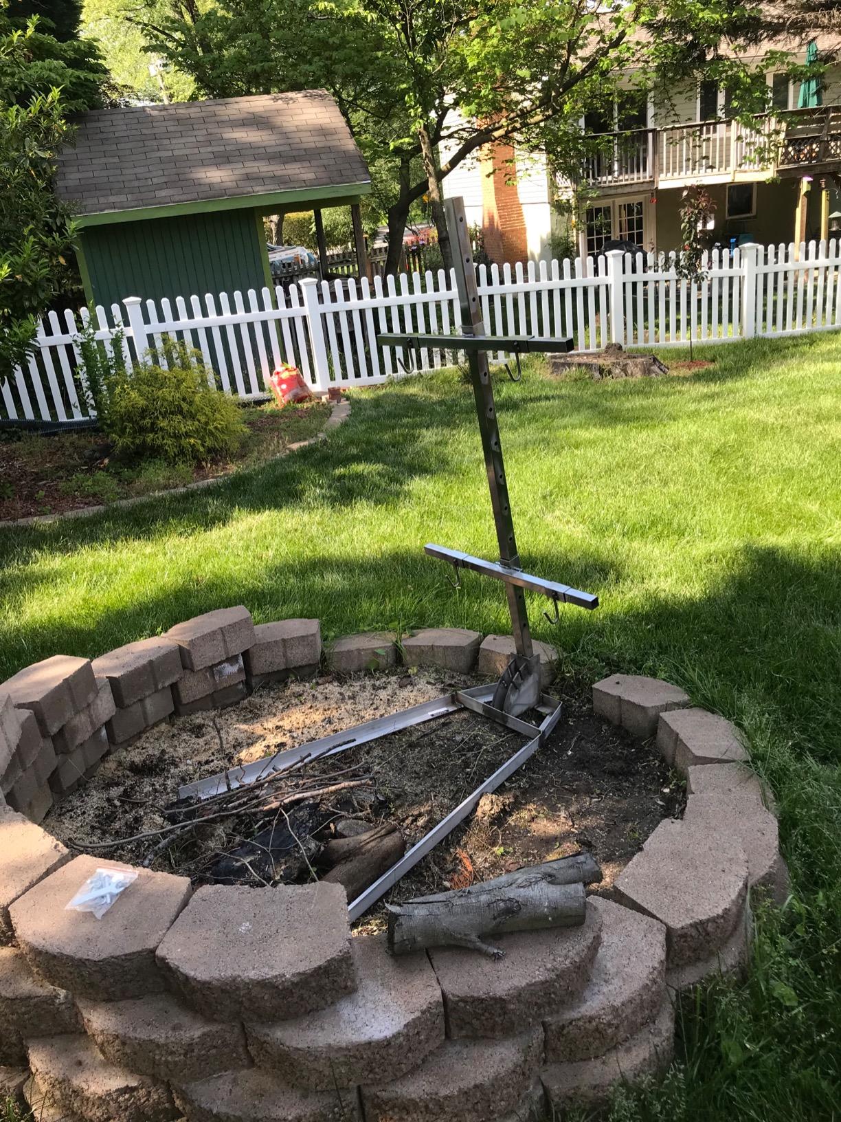Amazon.com : TITAN GREAT OUTDOORS Ash & Ember Stainless Steel Asado ...