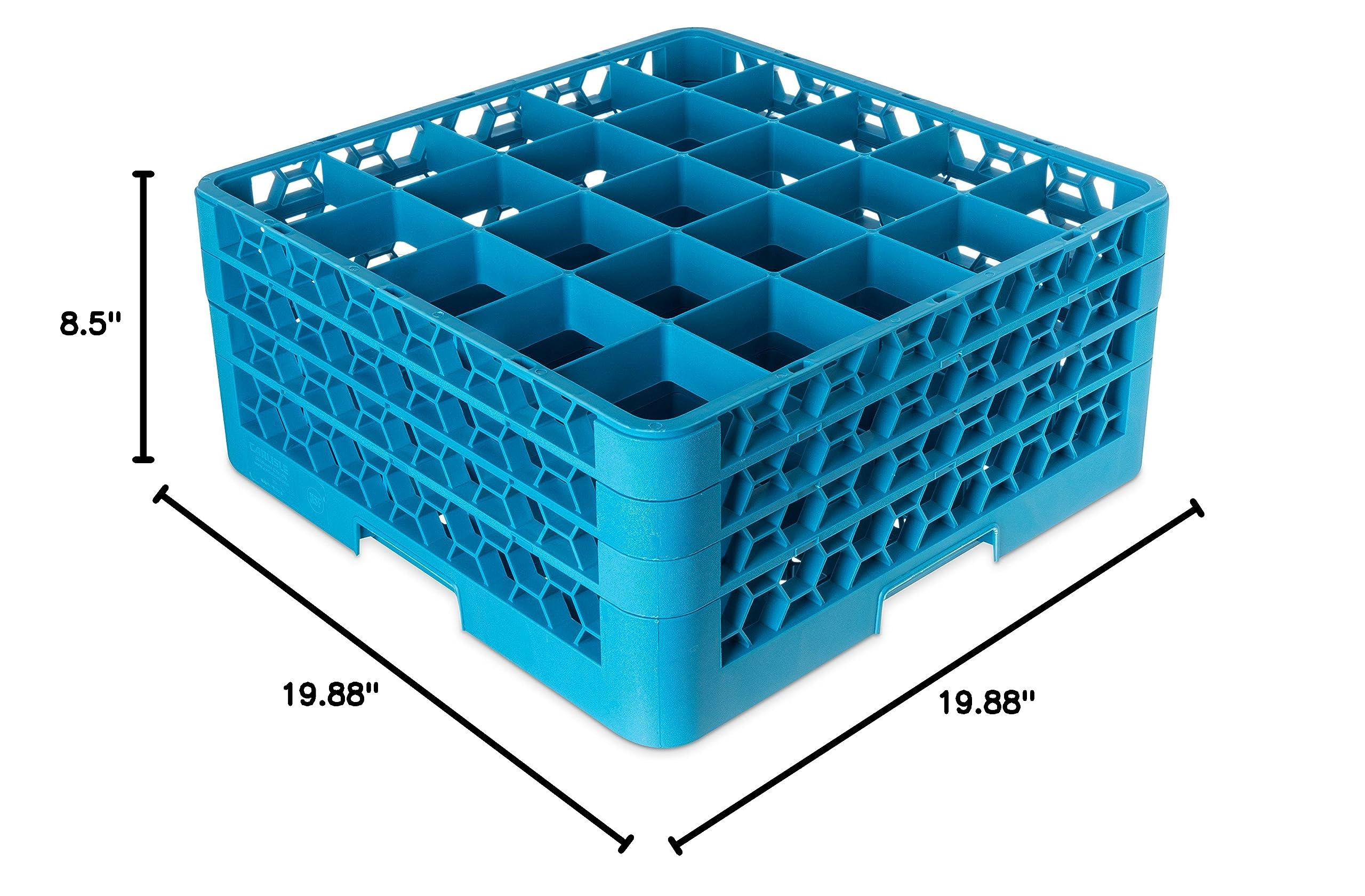 Carlisle FoodService Products OptiClean Plastic 25-Compartment Divided ...