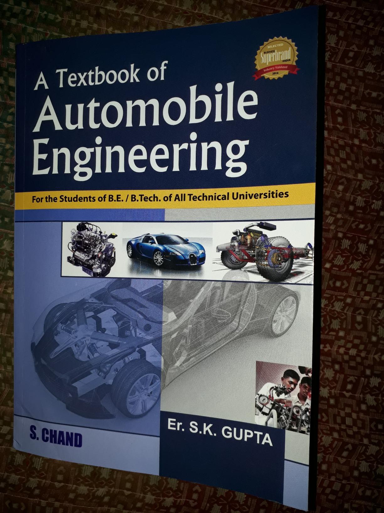 Buy A Textbook of Automobile Engineering Book Online at Low Prices in ...
