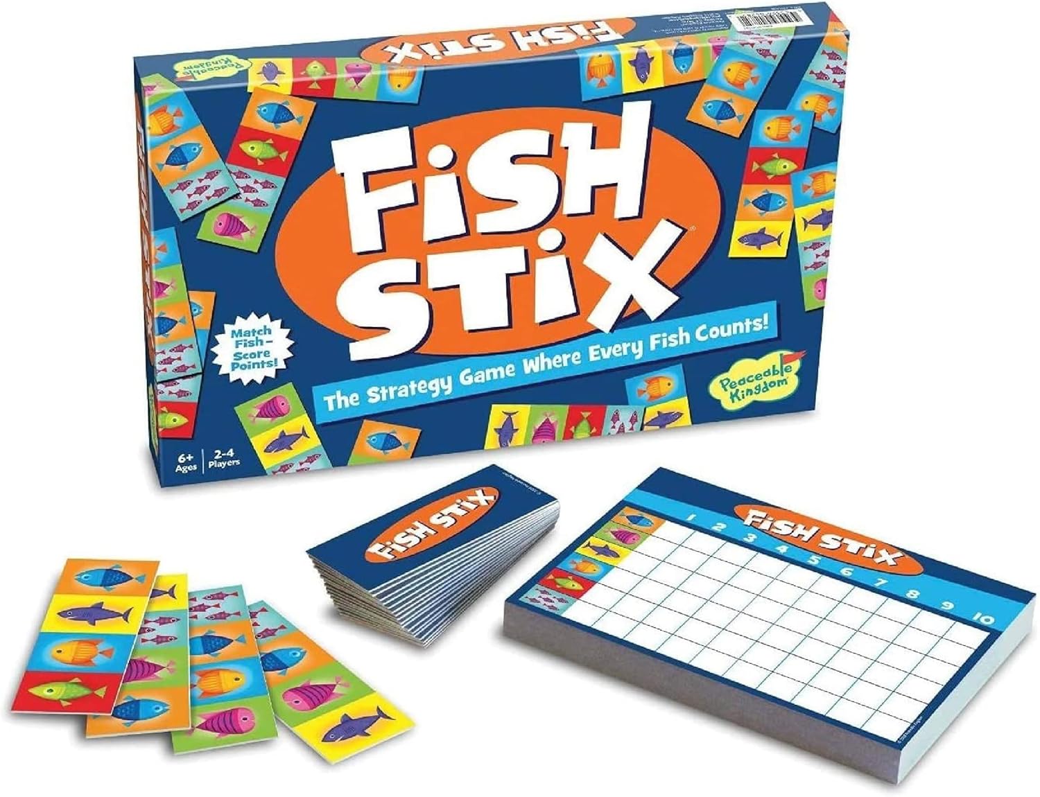 Amazon.com: Peaceable Kingdom Award Winning Fish Stix The Kids' Board ...