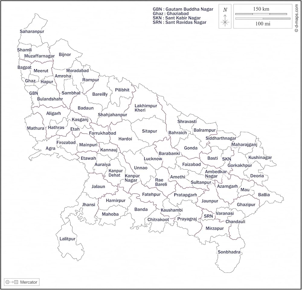 UP District Map UP Political Map Uttar Pradesh Political 40 OFF up-district-map-up-political-map-uttar-pradesh-political-40-off