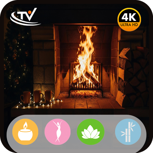 Christmas Hearth Screensaver – Crackling Fireplace Screensaver and ...