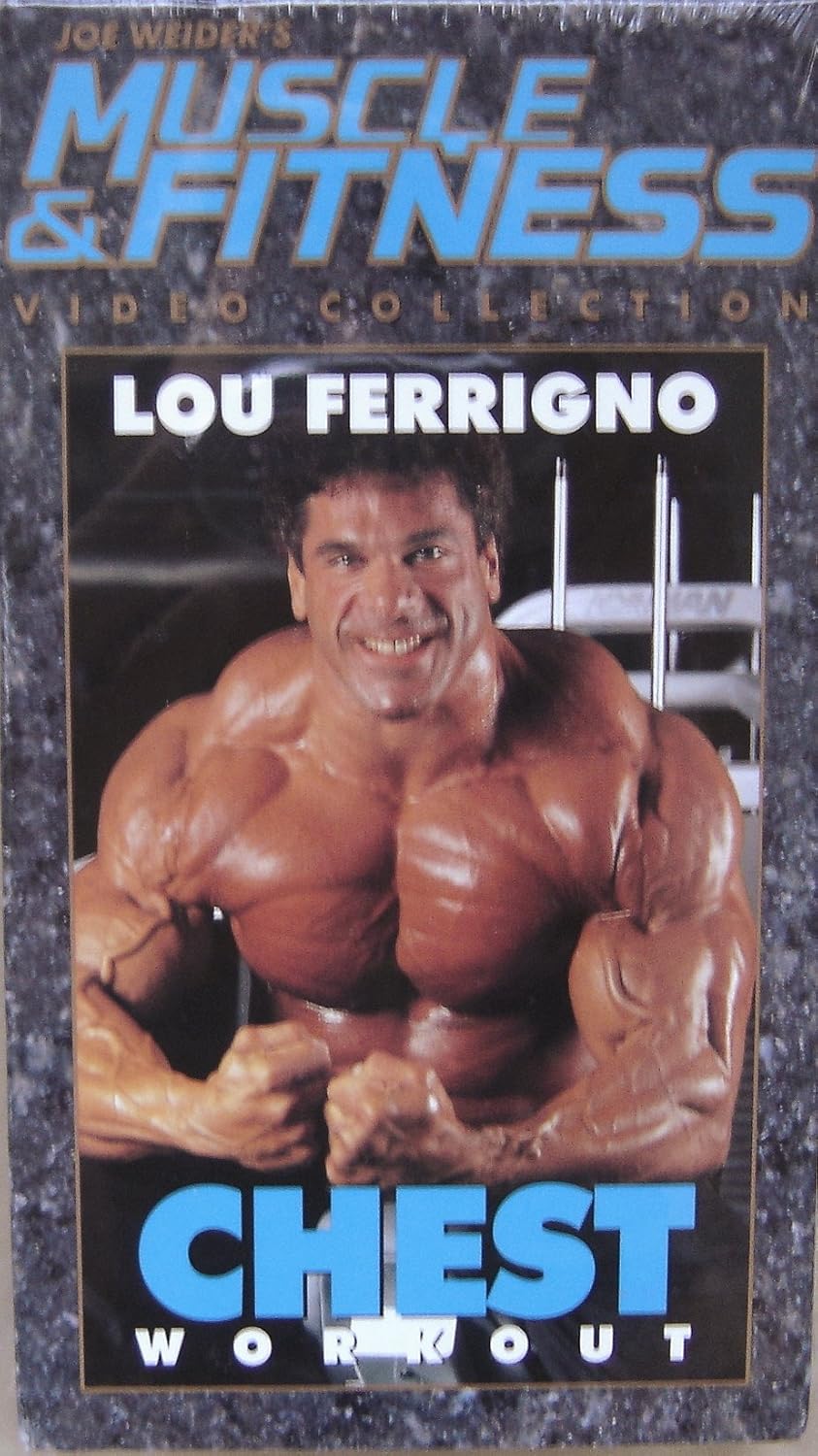 Amazon.com: Lou Ferrigno:Chest Workout [VHS] : Weider,Joe: Movies & TV