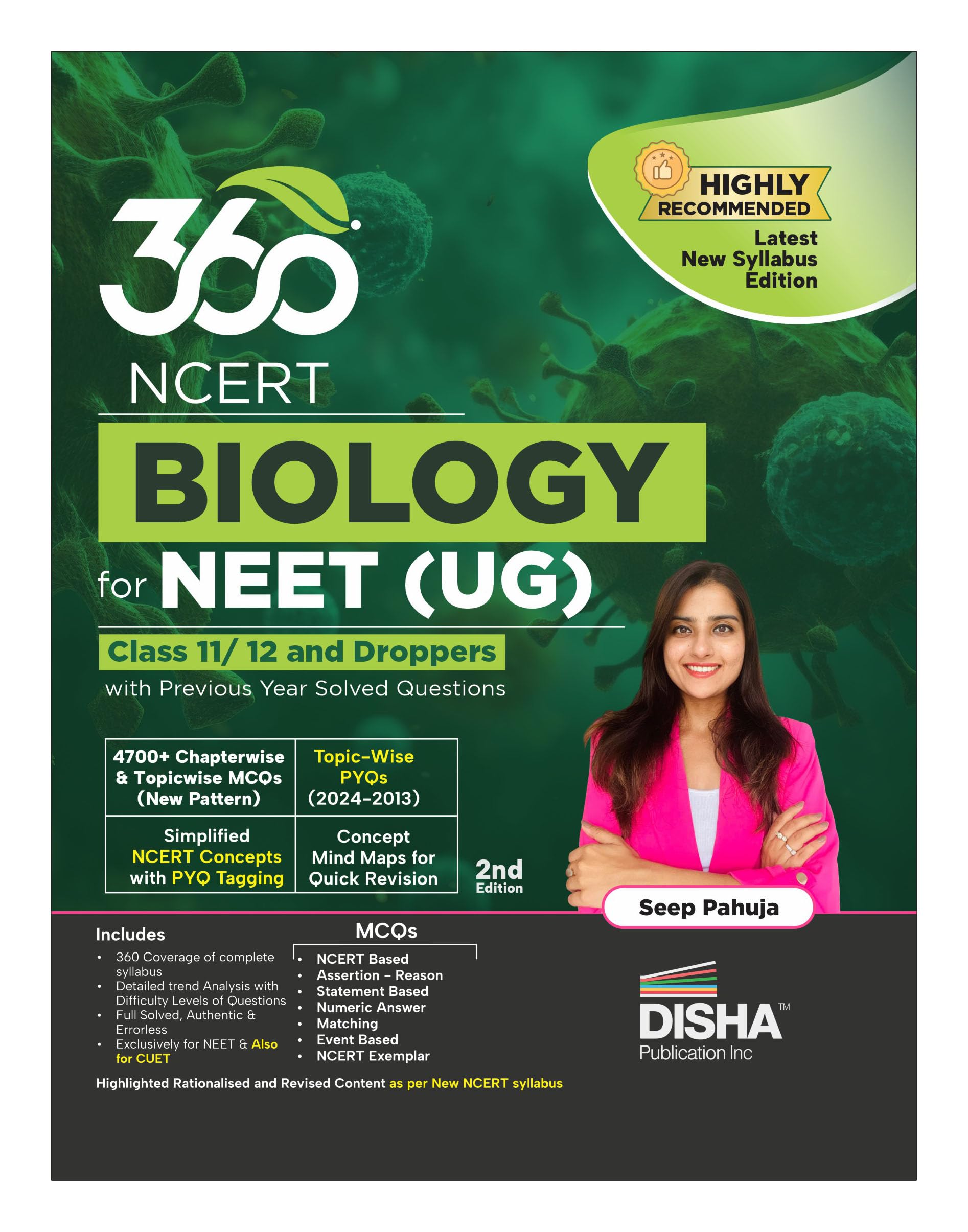 Buy 360 NCERT Biology for NTA NEET (UG) 2025, Class 11/ 12 & Droppers ...