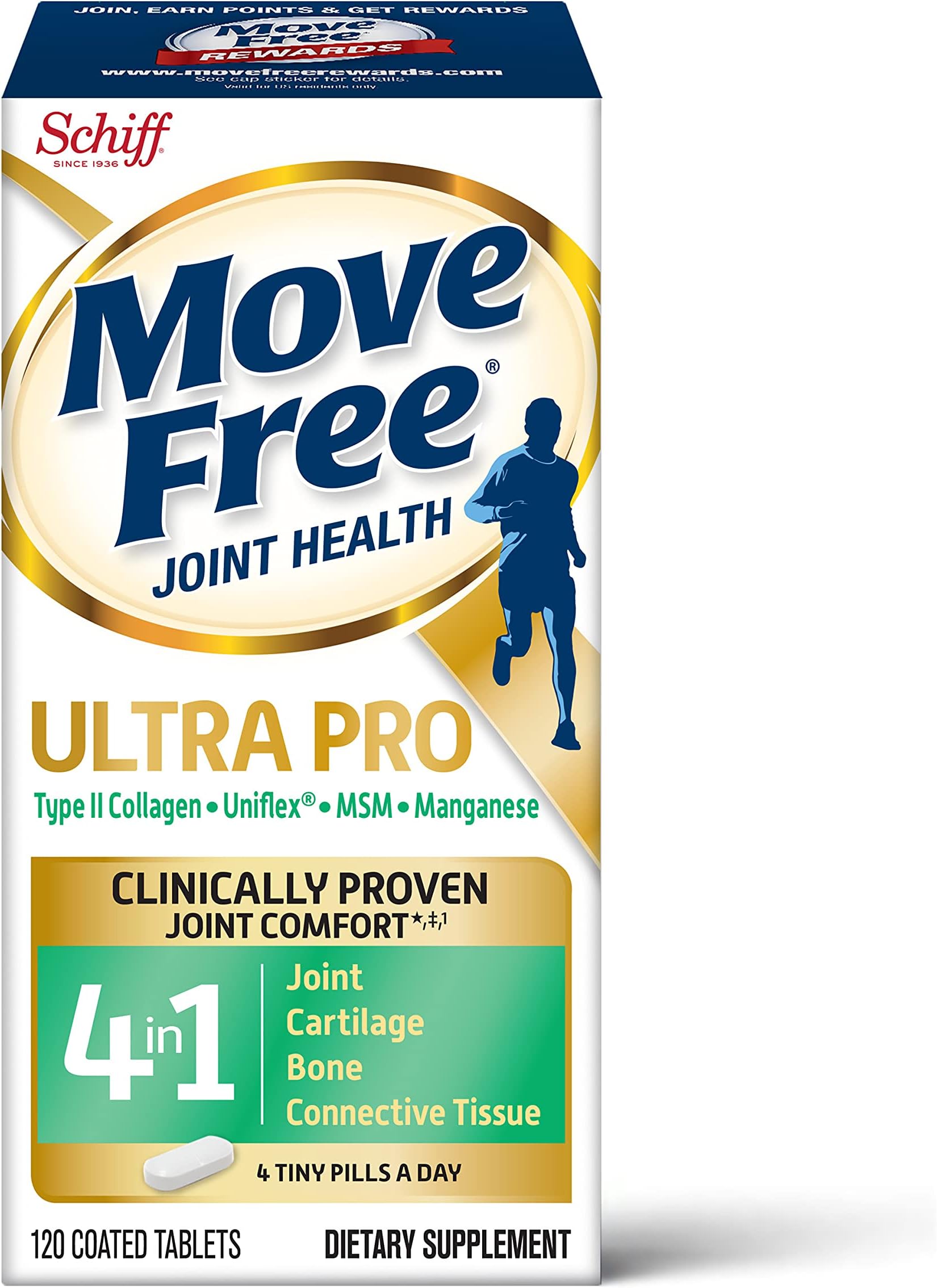 Amazon.com: Move Free Advanced, Joint Health (200 Count) (2 Pack ...