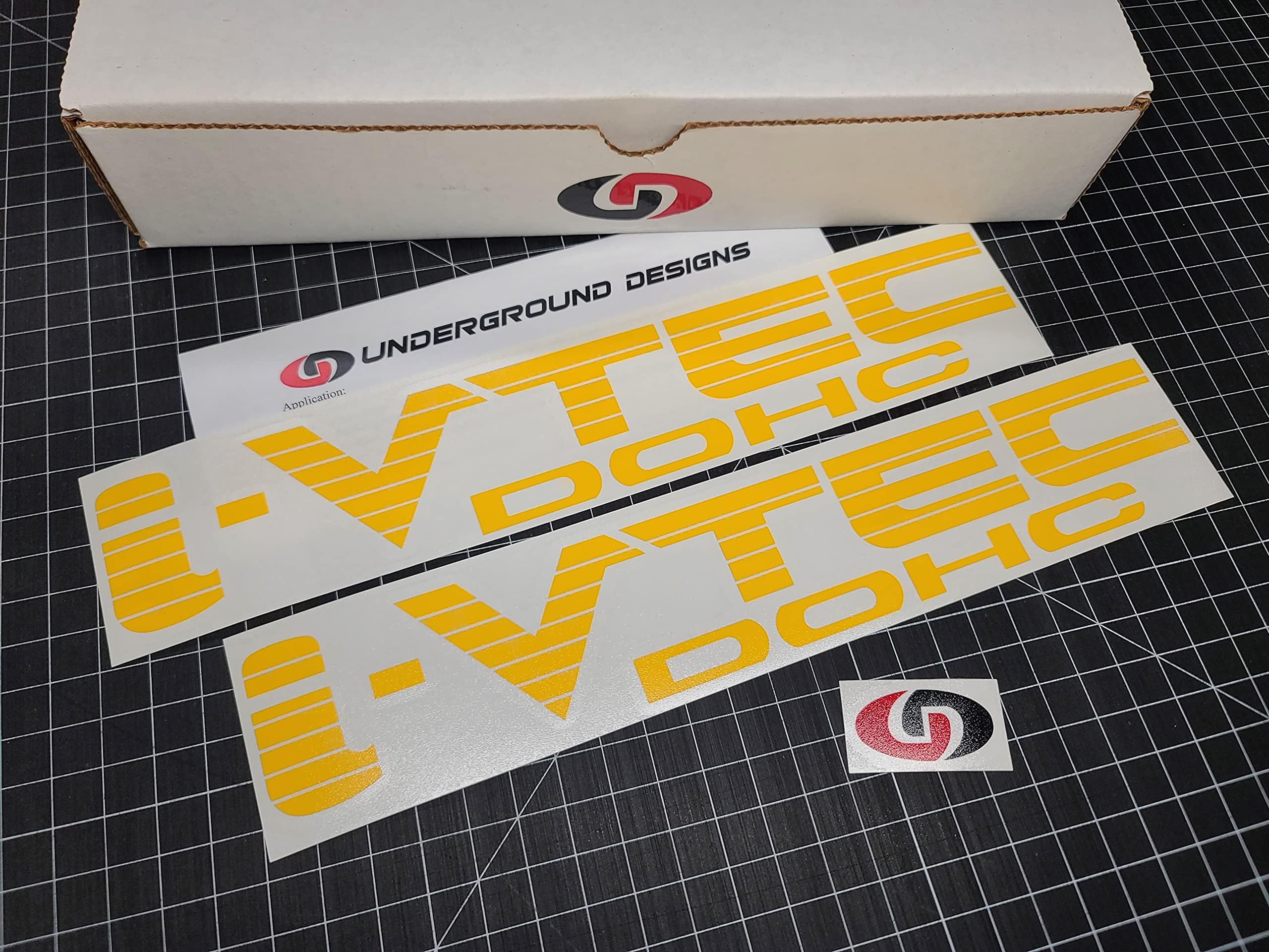 Amazon.com - I-VTEC Decals Fat Blinds (2-Pack) Racing Sticker 12" fits ...