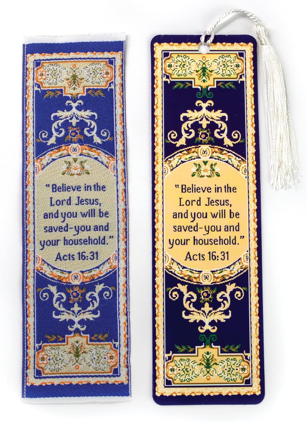 Amazon.com: Fabric Bible Bookmark with Bonus Tassel Bookmark - Acts 16: ...