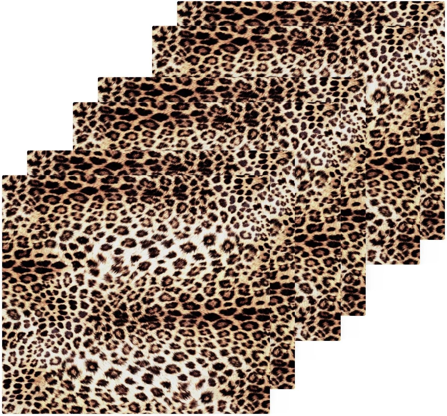 Amazon.com: Wash Cloth Set Animal Leopard Cheetah Print(20d1) - Pack of ...