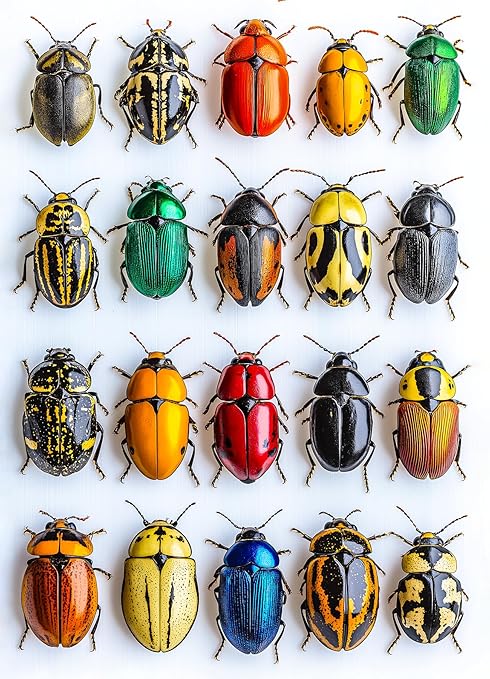 Amazon.com: Bgraamiens Puzzle- 3D Visual Colorful Beetles Jigsaw ...