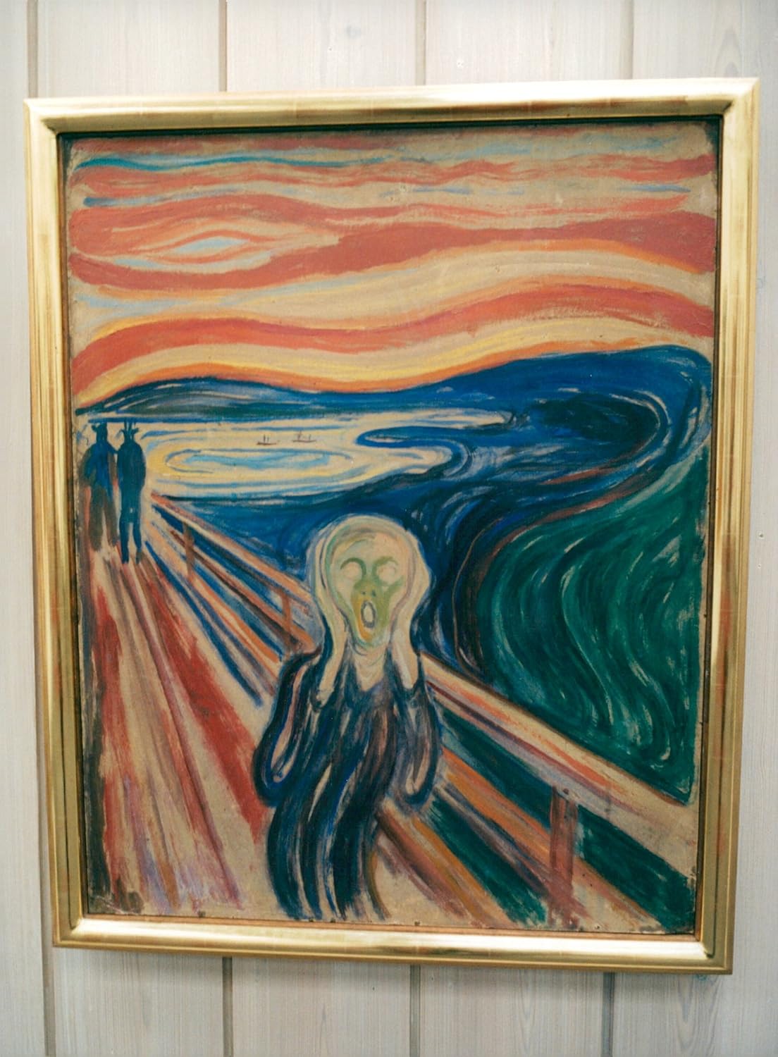 Amazon.com: Vintage photo of Edvard Munch's painting "Skriet" hangs on ...