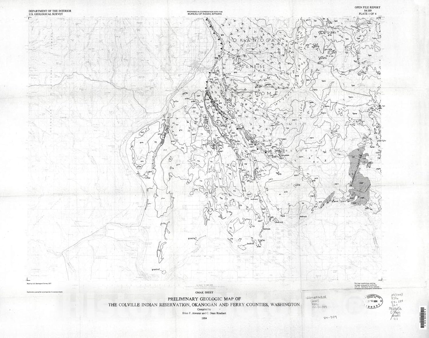 Amazon.com: Historic Pictoric Map : Preliminary geologic map of The ...