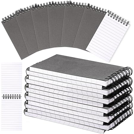 Amazon.com : Cholemy 24 Pcs Small Spiral Notebooks 3x5 Inch, 60 Sheets ...