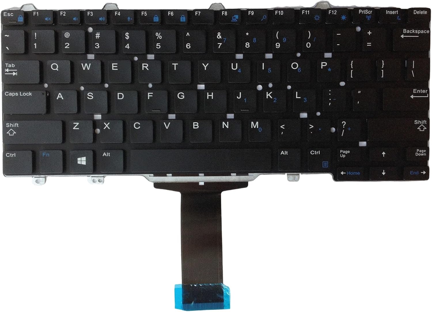 Amazon.com: wangpeng® New Black US Laptop Keyboard for Dell Latitude ...