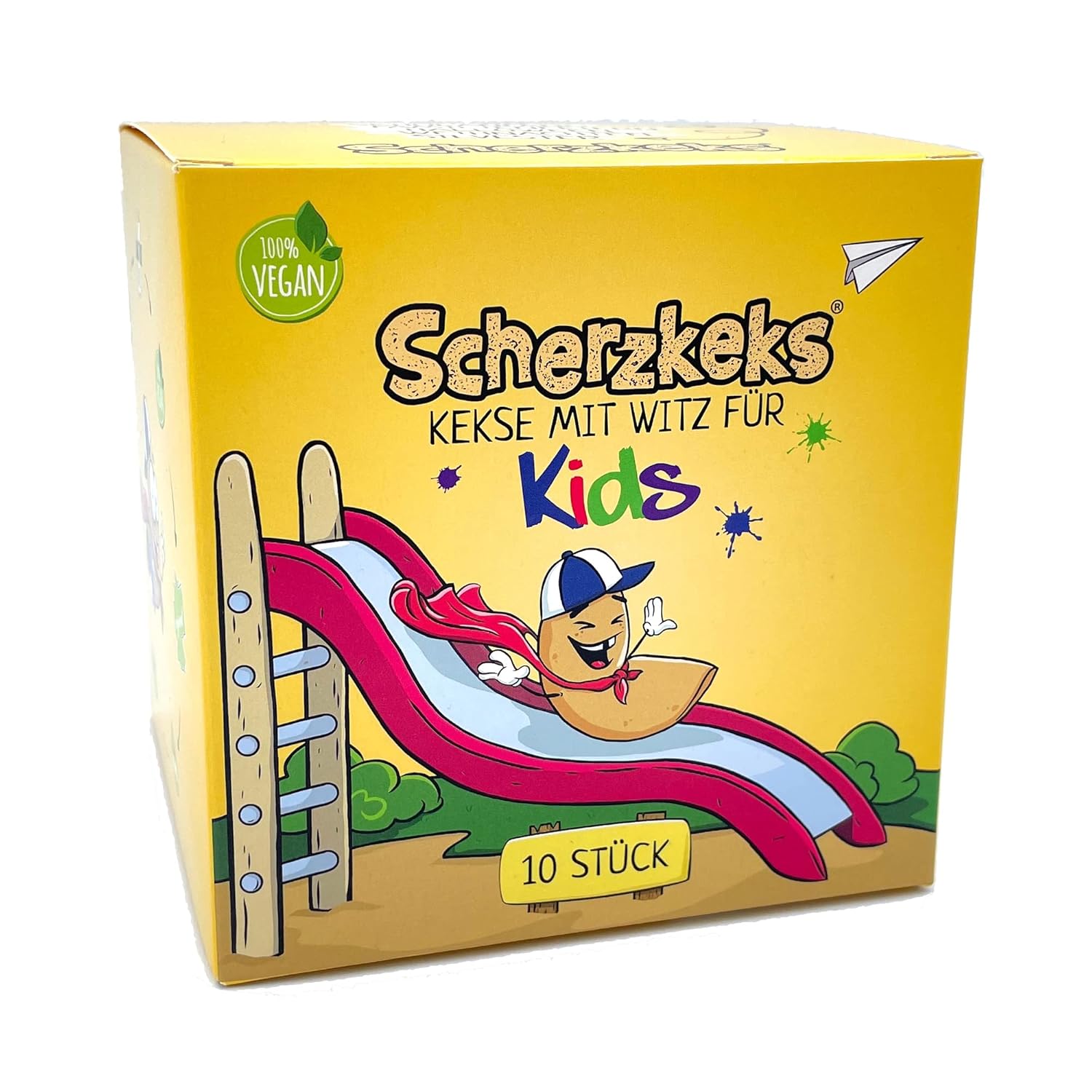 Scherzkeks Kids | 10 Kekse mit Witz für Kids, 10er Box Glückskekse mit ...
