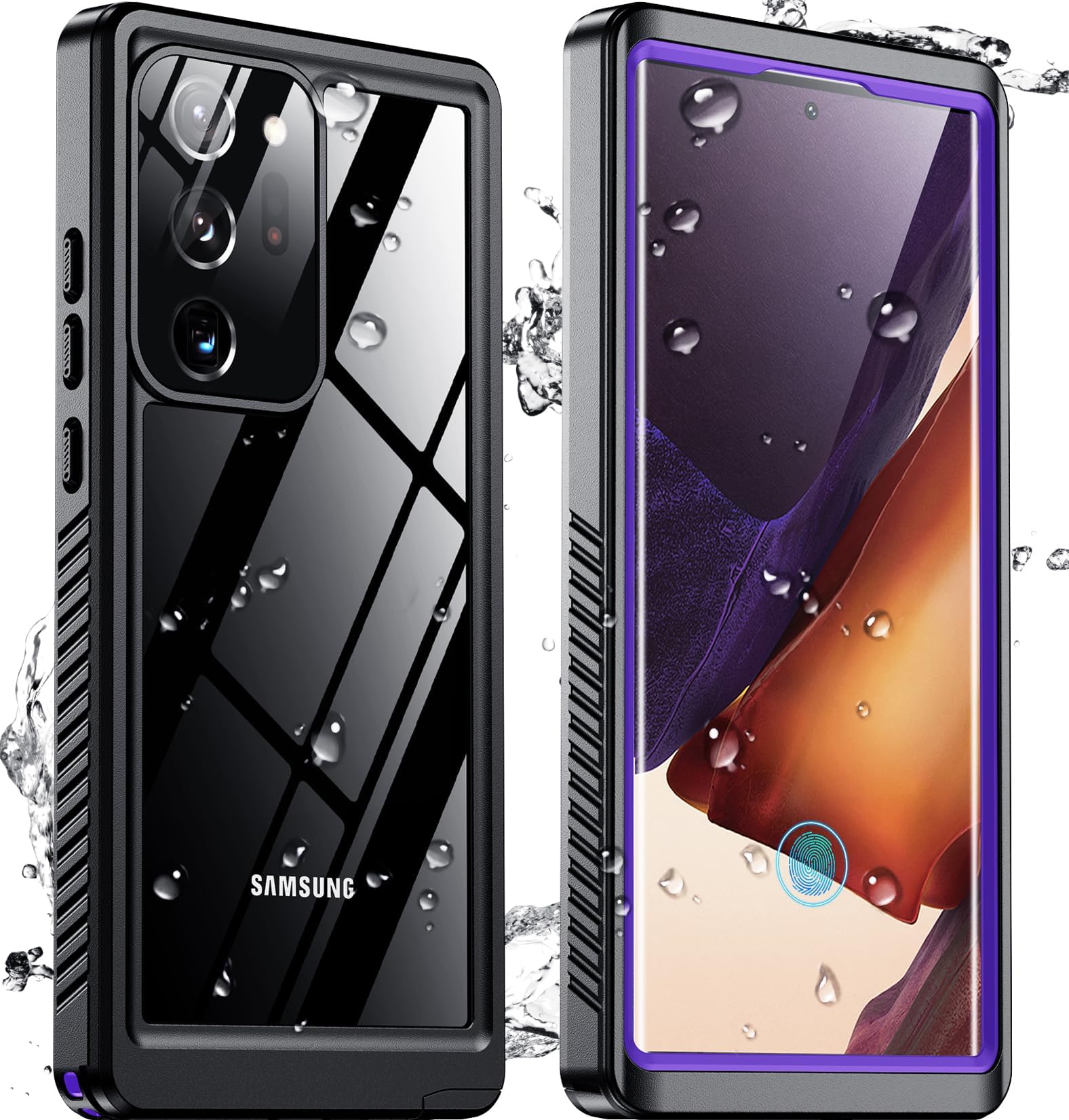 Amazon.com: SPIDERCASE for Samsung Galaxy Note 20 Ultra Case Waterproof ...