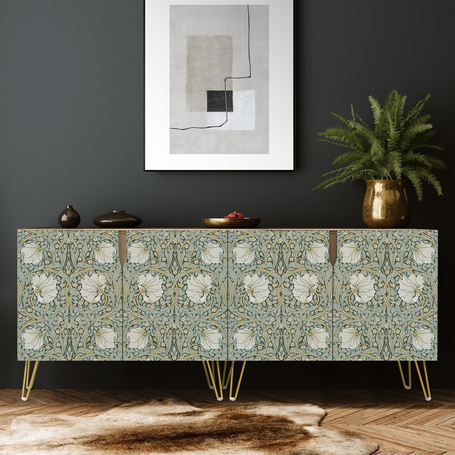 Amazon.com - SIGNWIN Sideboard Buffet Cabinet, Kitchen Storage Cabinet ...