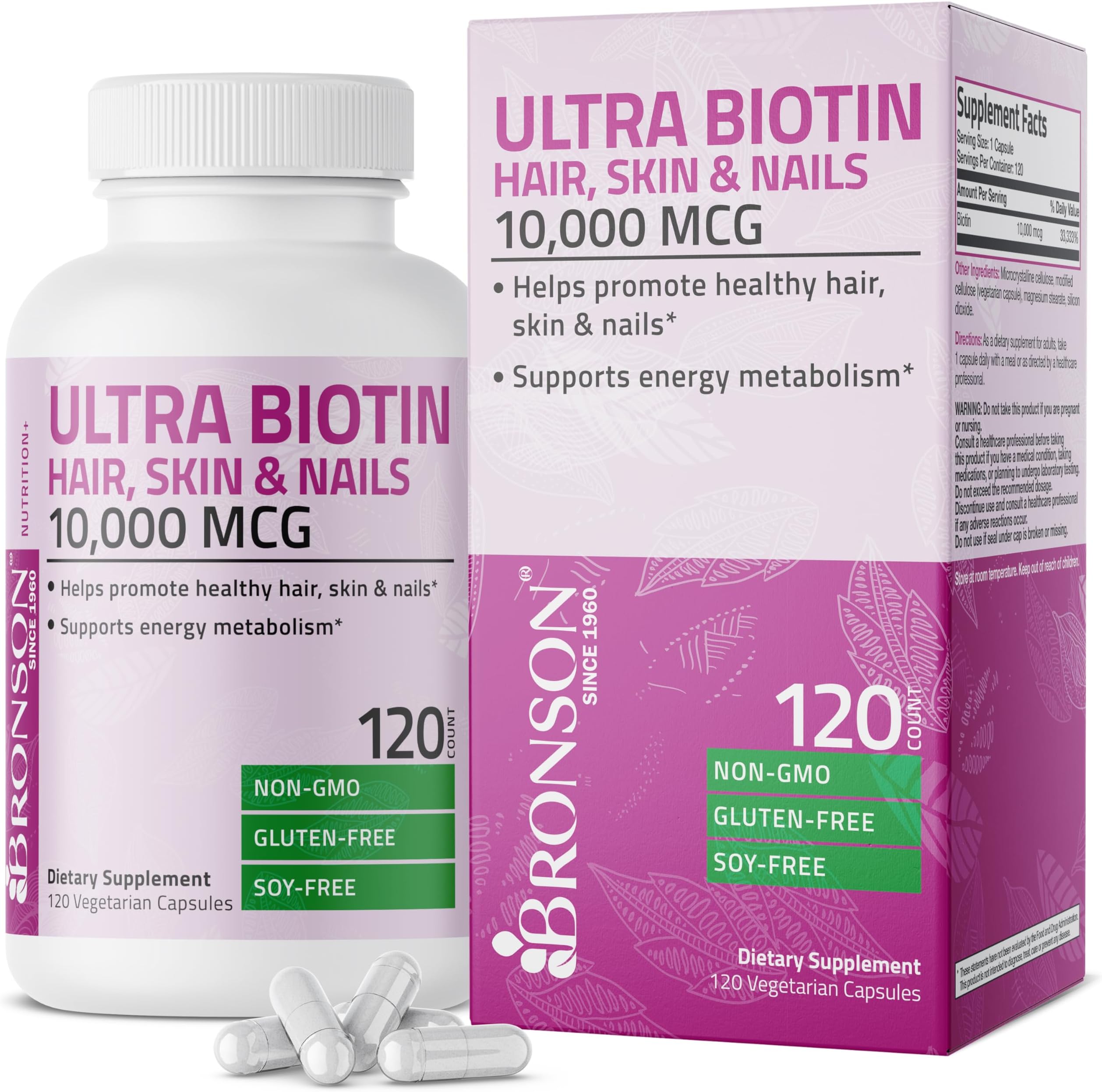 Amazon.com: Nature's Bounty Advanced Hair, Skin & Nails, Argan-Infused ...