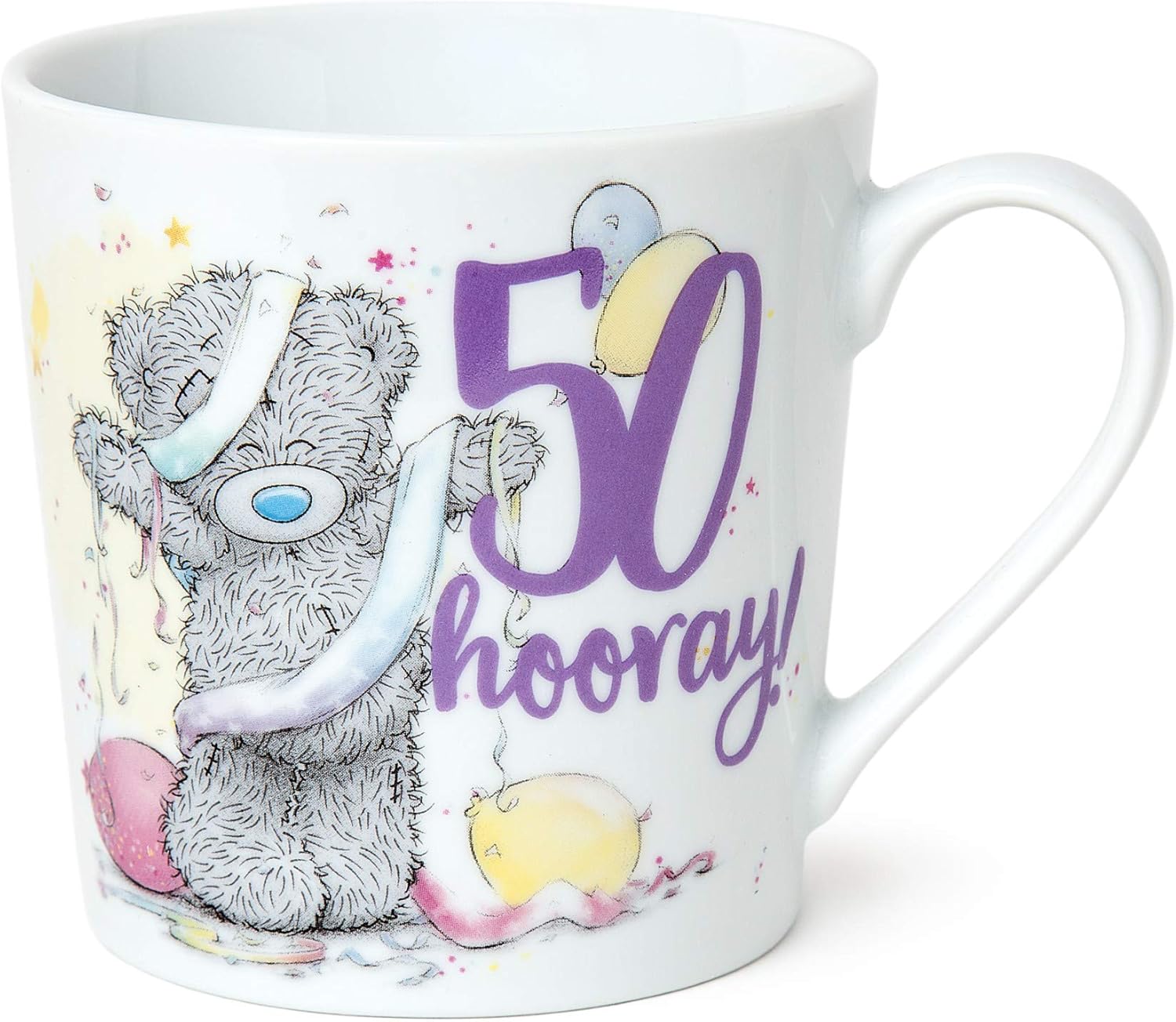 Me to You 50th Birthday Tatty Teddy Boxed Mug, Ceramic, Blue,gold,grey ...