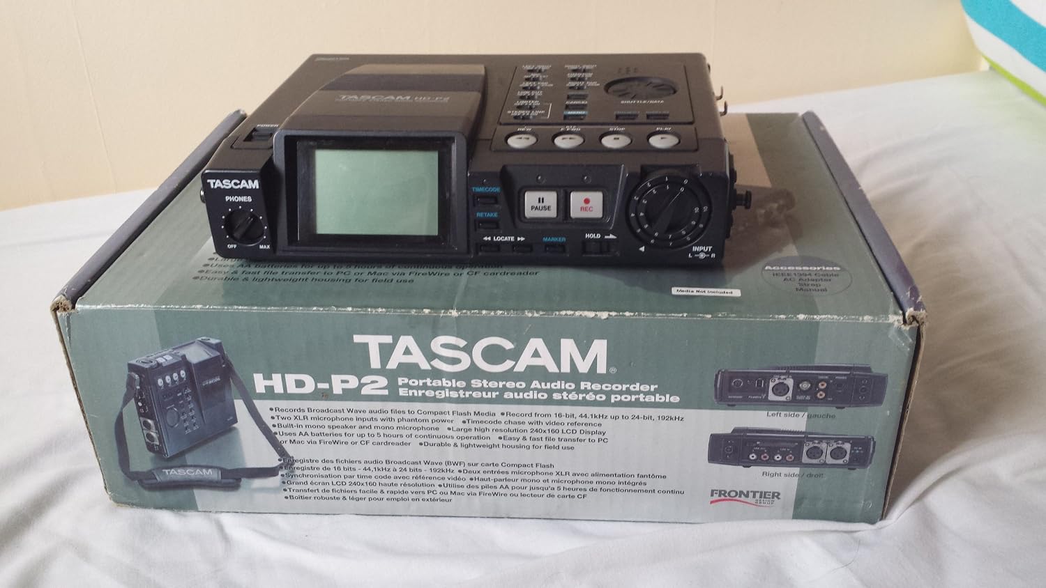 Amazon.com: Tascam Portable Stereo Recoder | 2-Channel High-Definition ...