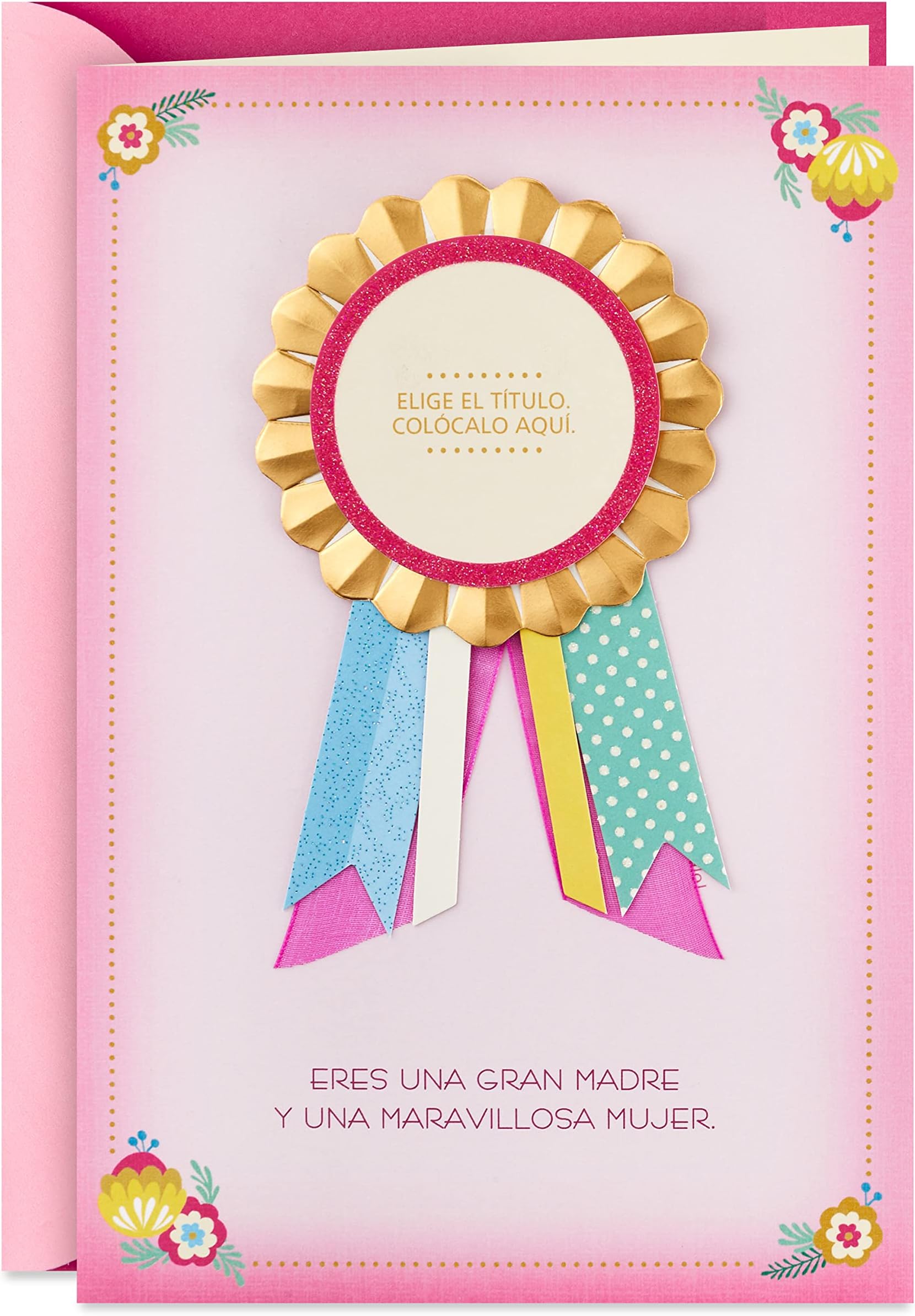 Amazon.com : Hallmark Vida Spanish Mother's Day Card, Tarjeta del Dia ...