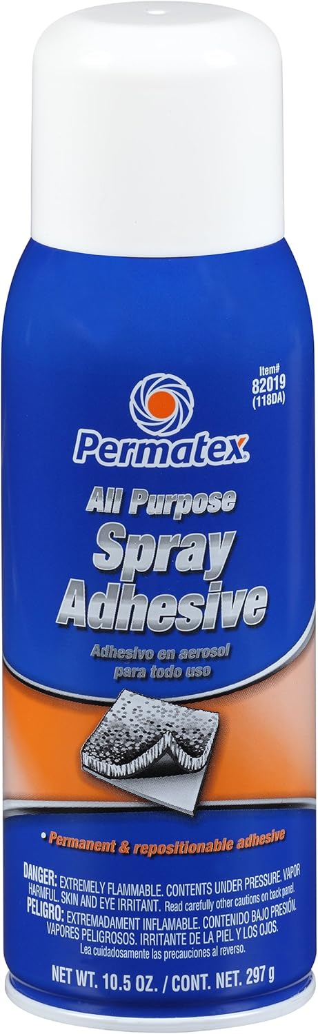 Amazon.com: Permatex 82019-12PK All Purpose Spray Adhesive, 10.5 oz ...