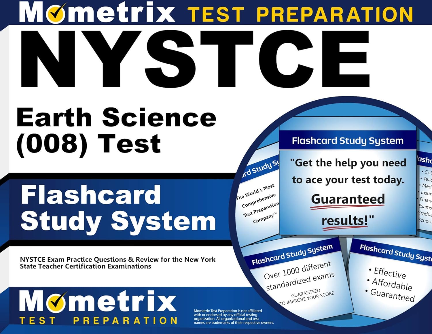 NYSTCE Earth Science (008) Test Flashcard Study System: NYSTCE Exam ...