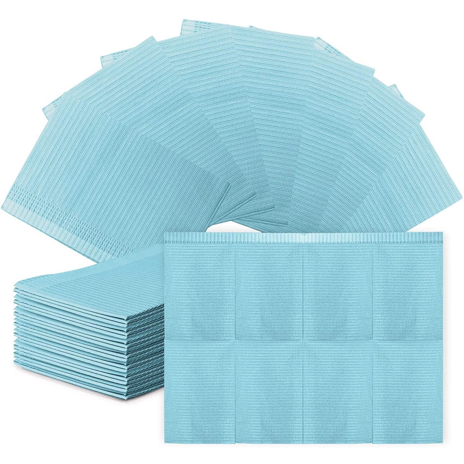 Dental Bib 1000 Disposable S (8 Bags) - 13x18 Inch For Tattoo & Dental ...