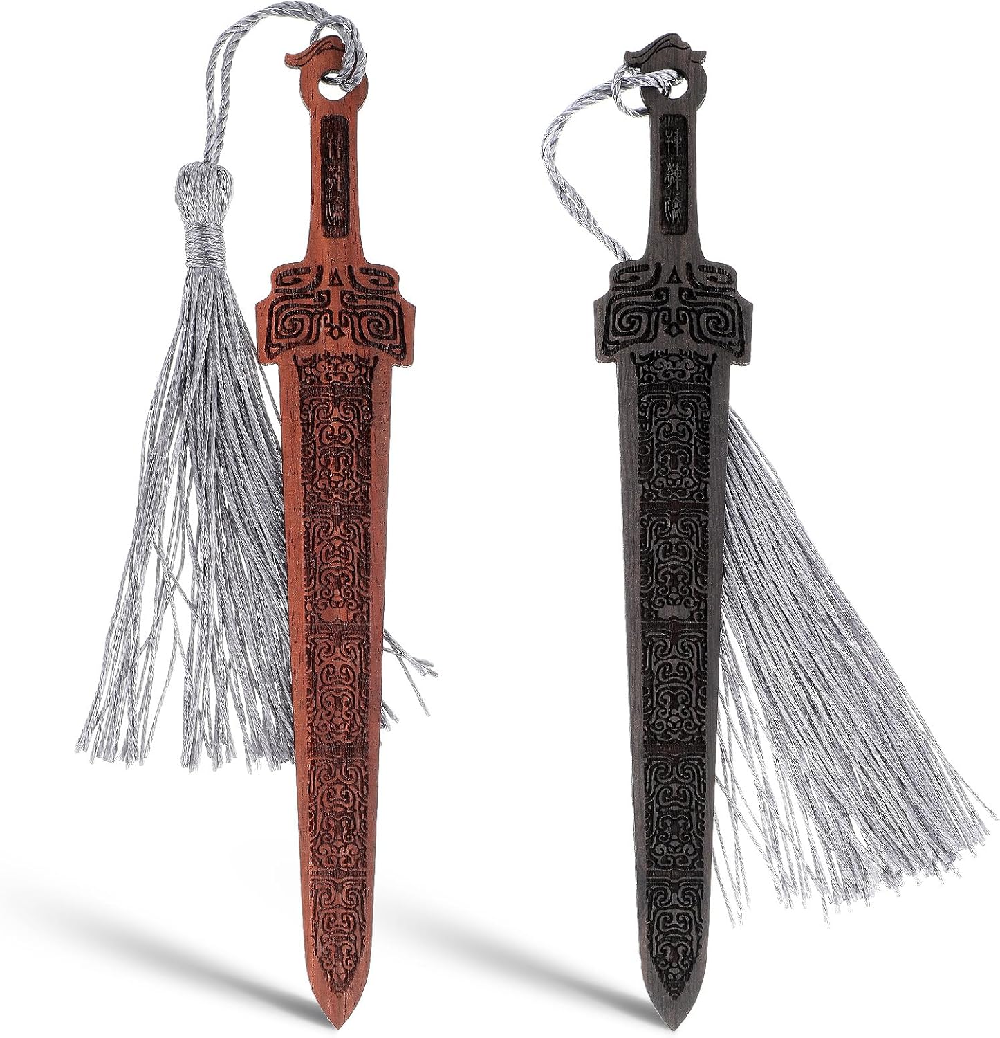 Amazon.com: JIEYAO Sword Wooden Bookmarks, Creative Vintage Wood ...