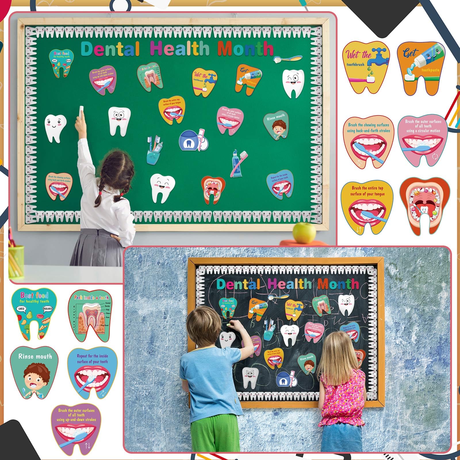Dental Health Bulletin Board Ideas Pick Up The Tooth And Leave The