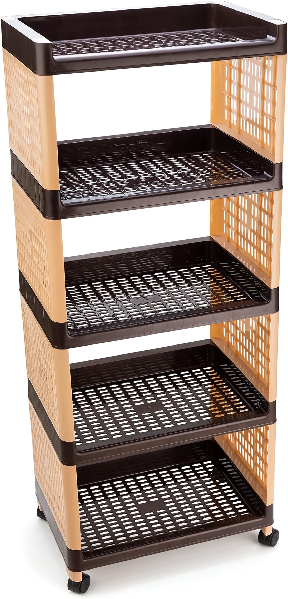 NYTK RETAIL Plastic 5 Tier Multi-Purpose Storage Organizer Kitchen and ...