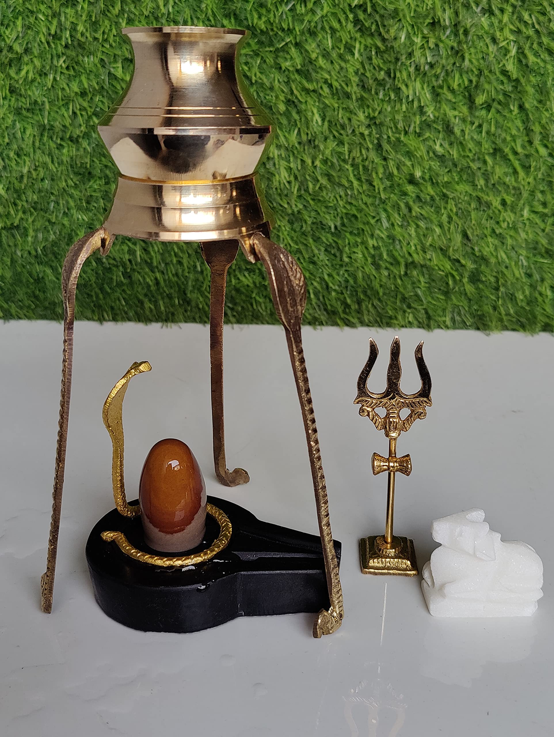 Buy NARMADESHWAR SHIVLINGFull Set with Yoni Base | shivling for Pooja ...