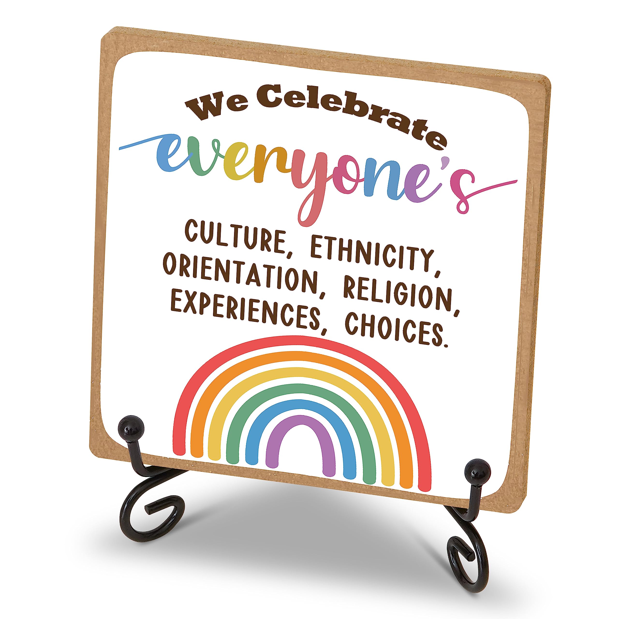 Snapklik.com : Inspirational Diversity Classroom Office Desk Decor ...