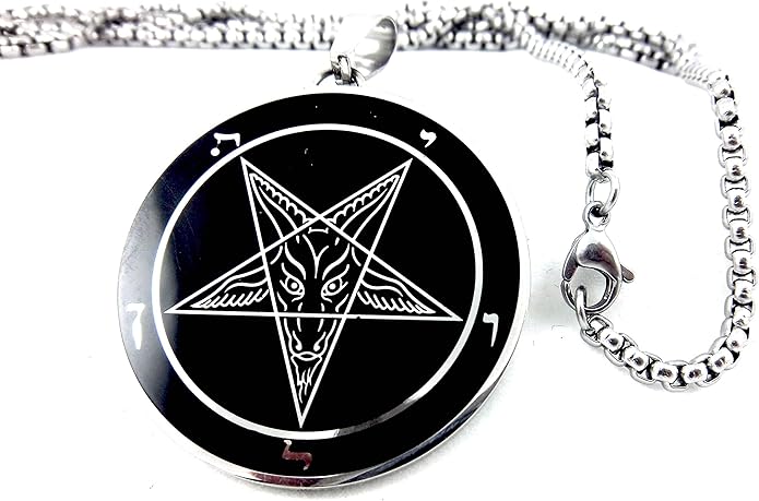 Church of Satan Sigil of Baphomet 1.5" Surgical Steel 316L - Stainless ...
