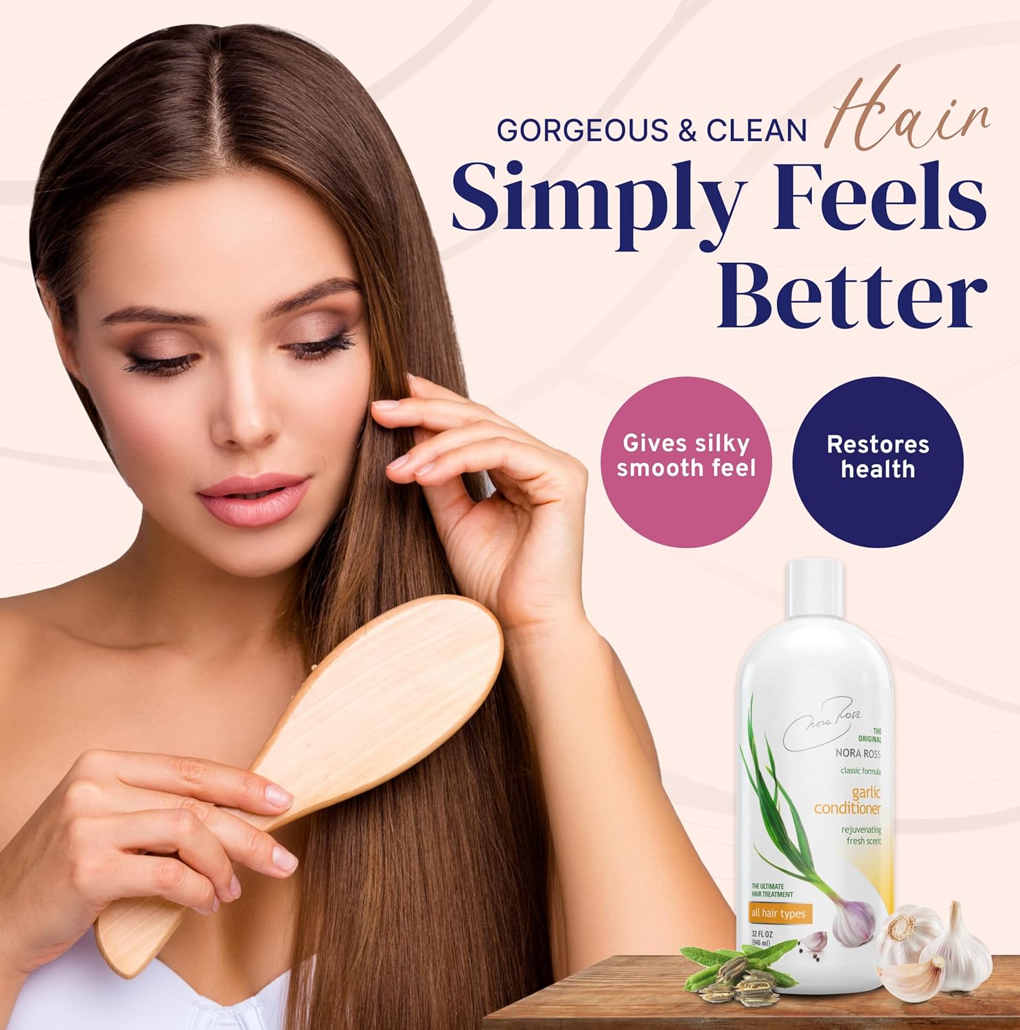 Nora Ross Acondicionador de ajo el mejor tratamiento para el cabello 32 ...