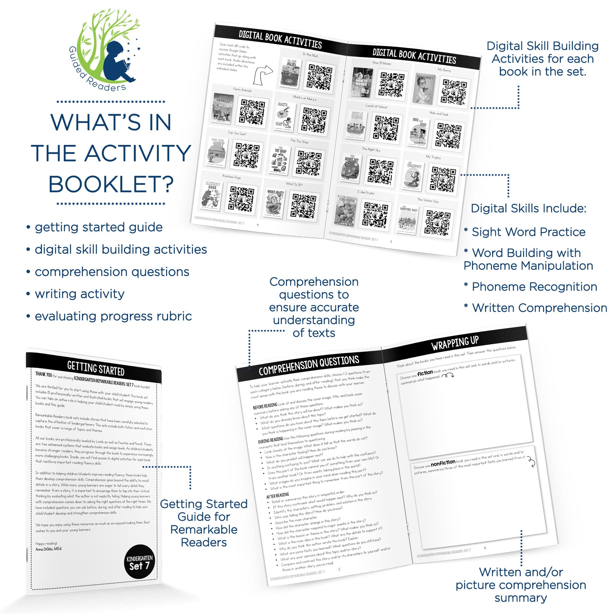 Snapklik.com : Kindergarten Book Set - Leveled Readers For ...